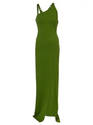 Attico Asymmetric Gown - Green