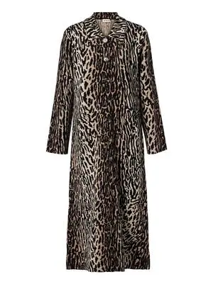 RIXO Jacoba Jacquard Coat