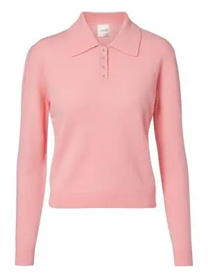 LESET Jesse Wool Polo Shirt - Pink