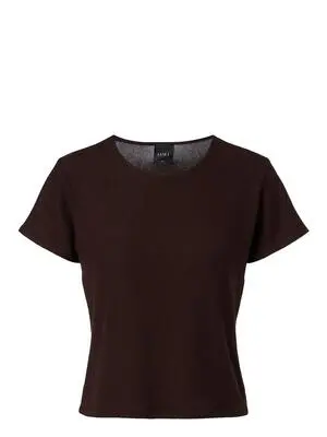 LESET Margo Lauren Jersey T-Shirt Brown