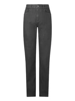 Canali Slim-fit Jeans - Black