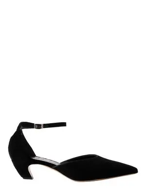 Le Monde Beryl Victoria Velvet Pumps - Black
