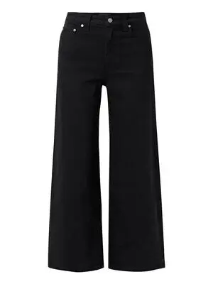 Khaite Delina High-rise Straight-leg Jeans - Black