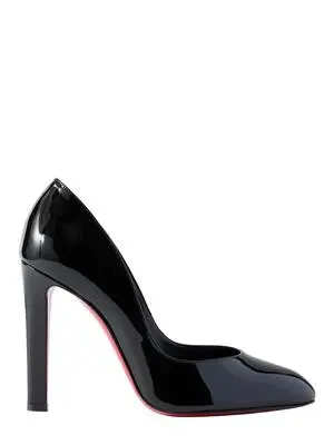 CHRISTIAN LOUBOUTIN Fannylove 100 Patent-leather Pumps - Black