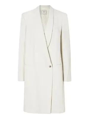 Calvin Klein Evelyn Wool Coat - White