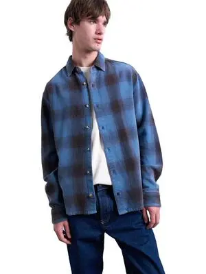 TOPMAN Relaxed Plaid Shirt