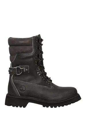 Timberland Tall Waterproof Lace-up Boots - Black