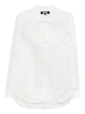 BLACK COMME DES GARÇONS Ruffled Shirt - White