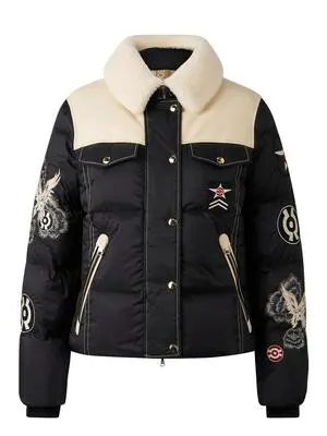 Bogner Amia Down Ski Jacket - Black/cream