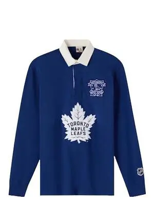 OVO Nhl Toronto Maple Leafs Rugby Polo Shirt - Blue