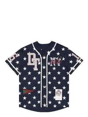 DENIM TEARS Jenkins Baseball Jersey - Black