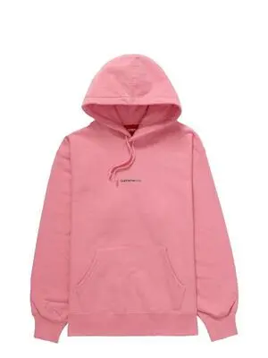 Supreme Number One Hooded Sweatshirt - Pink