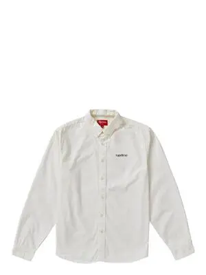 Supreme Washed Twill Shirt - White