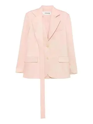 Monse Deconstructed Lapel Blazer - Pink