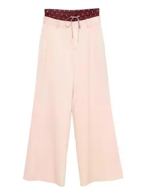 Monse Double Waistband Trousers - Pink