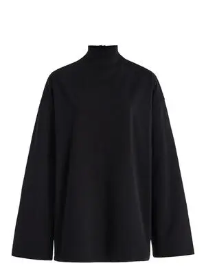 Wardrobe.NYC Opaque Lounge Top - Black