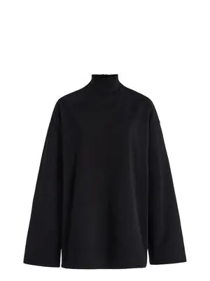 Wardrobe.NYC Opaque Lounge Top - Black