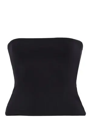 Wardrobe.NYC Opaque Tube Top - Black
