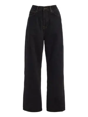 Wardrobe.NYC Denim Low Rise Jean - Black