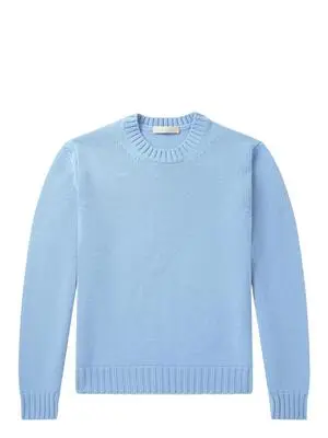 SAMAN AMEL Gio Cashmere Sweater - Blue