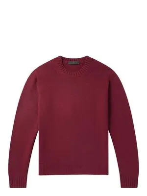 SAMAN AMEL Gio Cashmere Sweater - Red