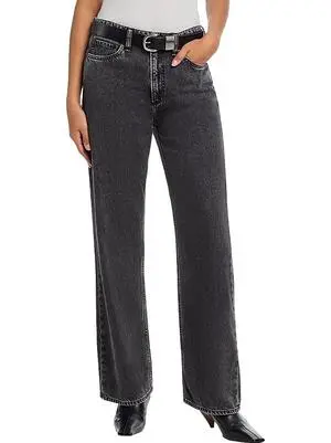 Rag & Bone Logan Featherweight High-rise Wide-leg Jeans - Anglique