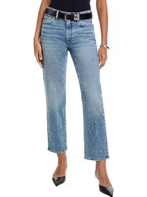 Rag & Bone Harlow High-rise Ankle Straight Jeans - Orian Jewel