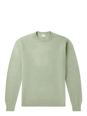 Massimo Alba Kane Brushed-cashmere Sweater - Green