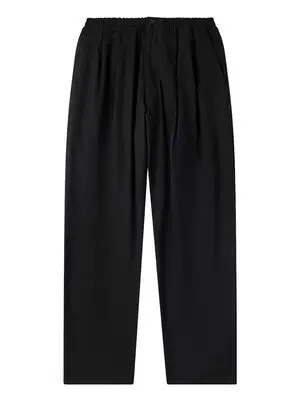 NEIGHBORHOOD Straight-leg Crepe Trousers - Black