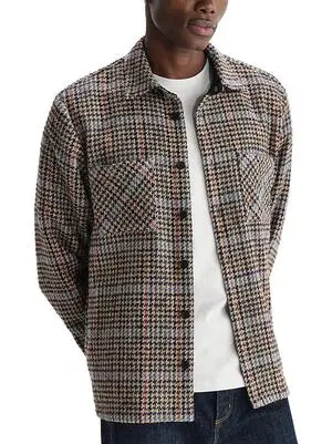 WAX LONDON Whiting Overshirt - Grey