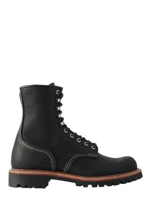 Red Wing Logger 4501 Leather Boots - Black