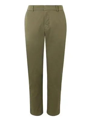 Barena Venezia Tapered Stretch-cotton Gabardine Trousers - Green