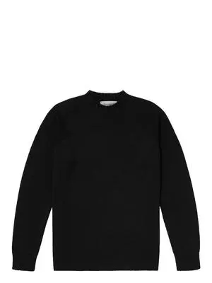 John Smedley Denver Extrafine Merino Wool Sweater - Black