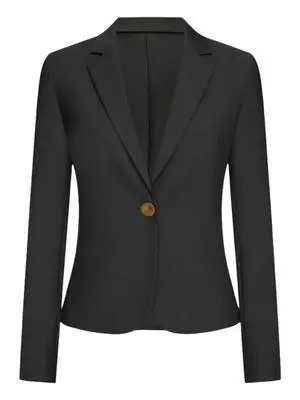 Donna Karan New York Peplum Blazer Jacket - Black