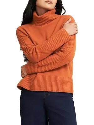HOBBS LONDON Turtleneck Sweater - Copper Orange