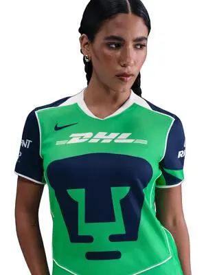 Nike Pumas Unam 2025/26 Stadium Third Dri-fit Total 90 Soccer Replica Jersey - Green