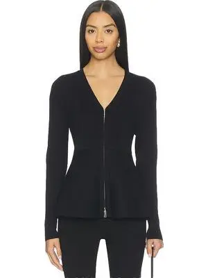ALIGNE Faye Zip Up Cardigan - Black