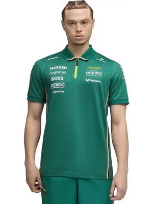 PUMA X Aston Martin Aramco F1â® Team Replica Polo Shirt - Green
