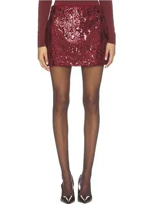 ANIYE BY Mini Skirt - Burgundy