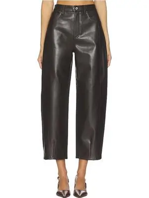 PISTOLA Eli High Rise Arched Trousers - French Roast