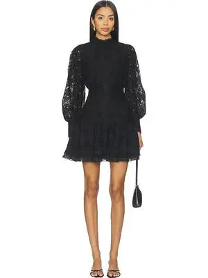Bardot Olessia Lace Mini Dress - Black