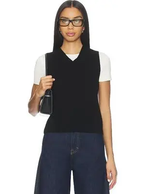 EAVES Sloan Classic Knit Vest - Black