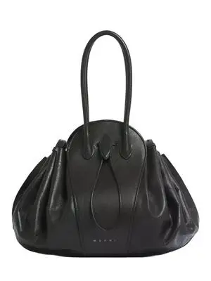 Marni Tubular Handle Shoulder Bag - Black