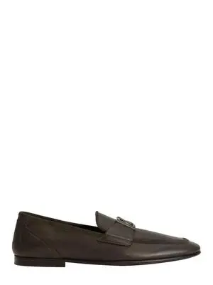 Dolce & Gabbana Logo-plaque Loafers - Brown
