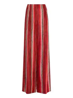 Proenza Schouler Amira Printed Trousers - Red