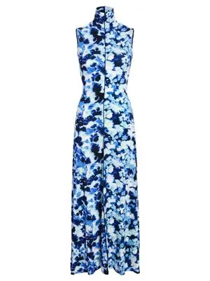 Proenza Schouler White Label Valentina Printed Dress - Blue