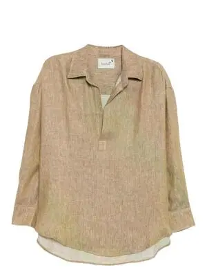 BAMBAH Linen Blouse - Neutrals