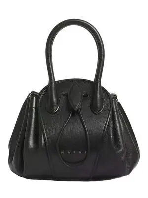 Marni Tubular Handle Shoulder Bag - Black
