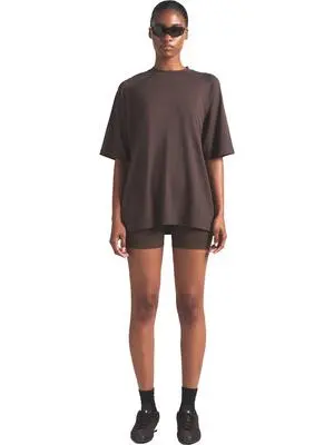 SKIMS Airy Oversized Tee - Dark Sepia