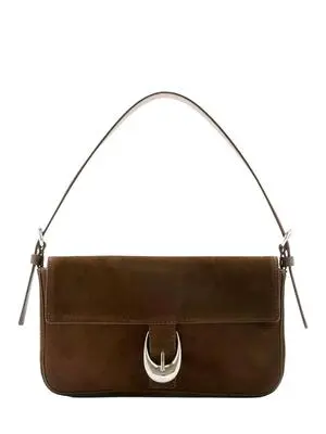 Staud X Harlow Buckle Shoulder Bag - Brown